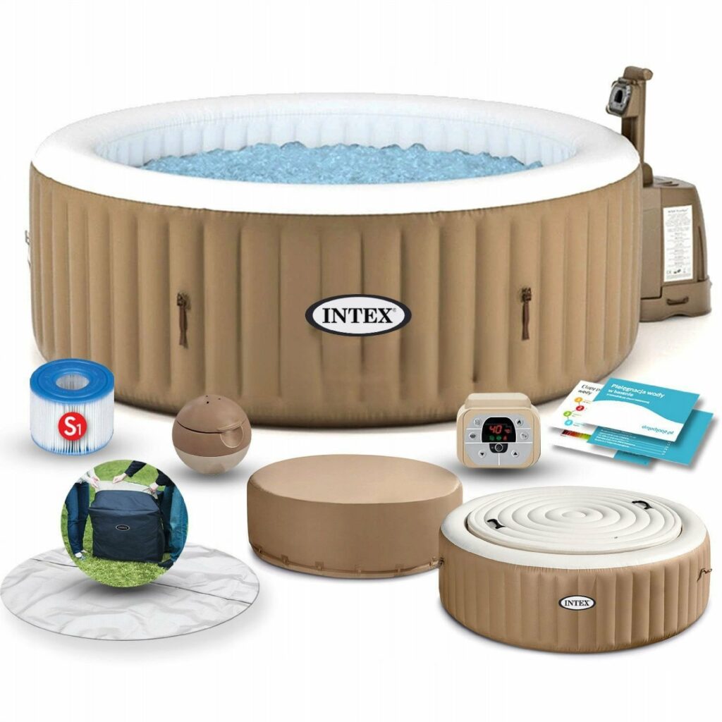 Spa gonflable Intex Sahara 6 places 28428 - Piscines accessoires kayak ...